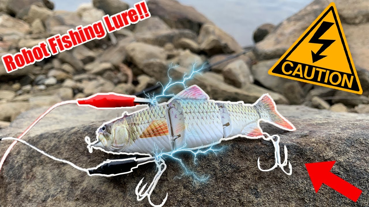 ROBOT ELECTRIC Fishing Lure Will This ROBOT Lure Catch FISH??? Electric ...